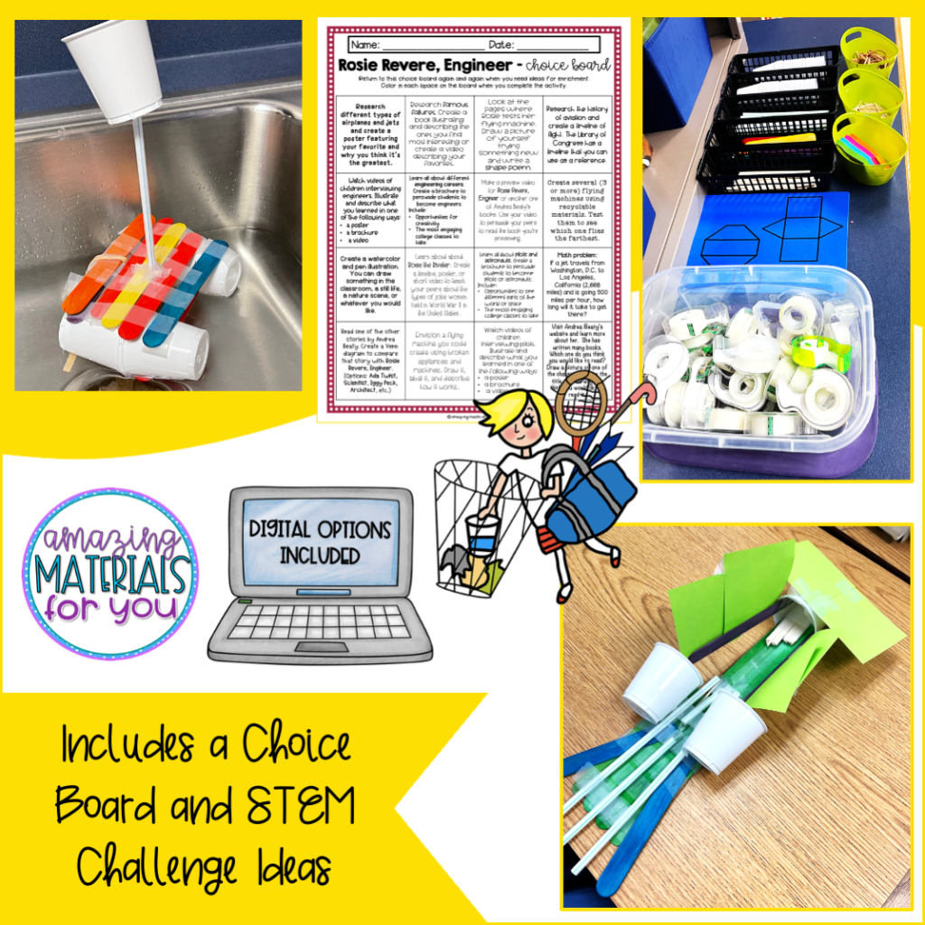 Rosie Revere, Engineer Book Companion | Made By Teachers