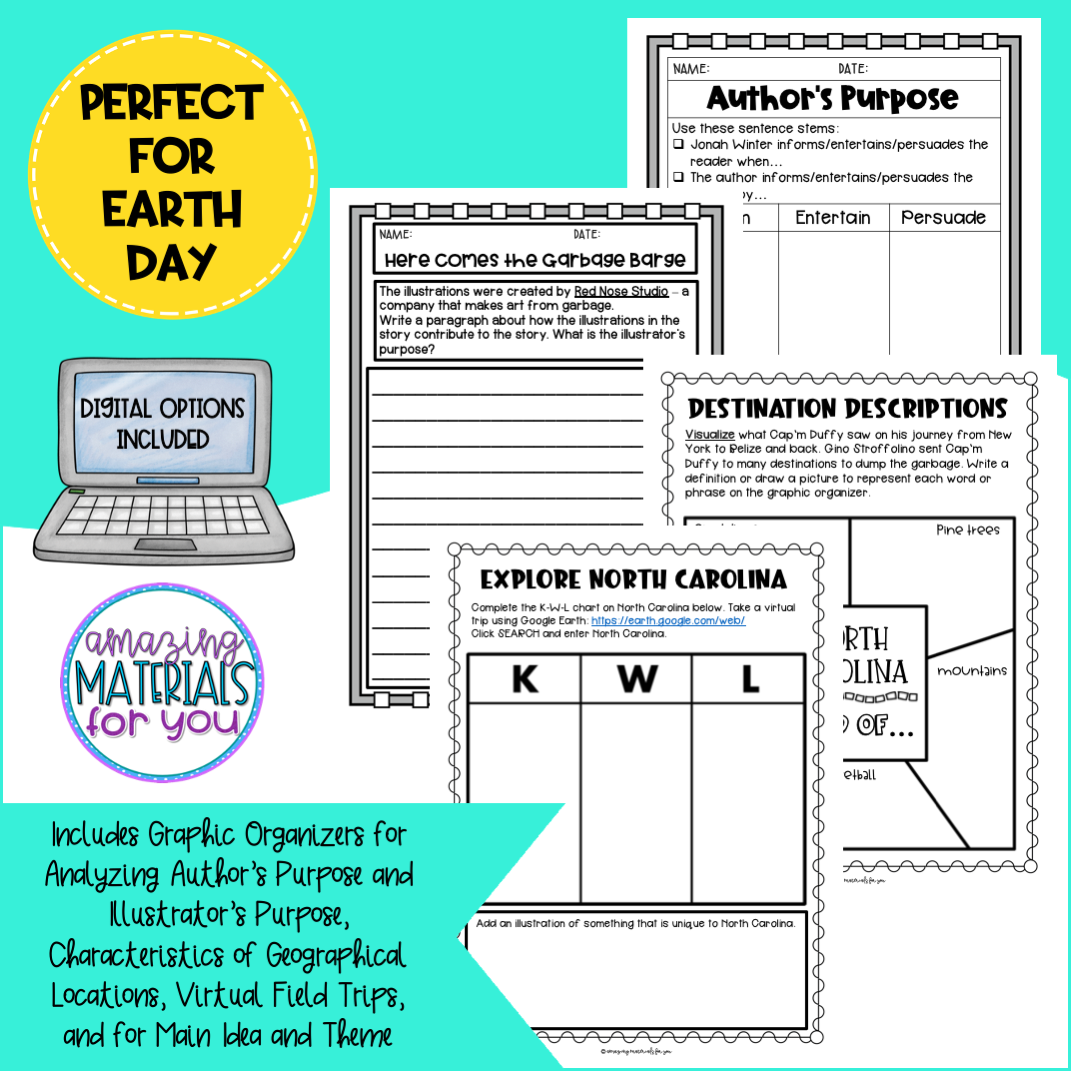 Here Comes the Garbage Barge Book Companion | Made By Teachers