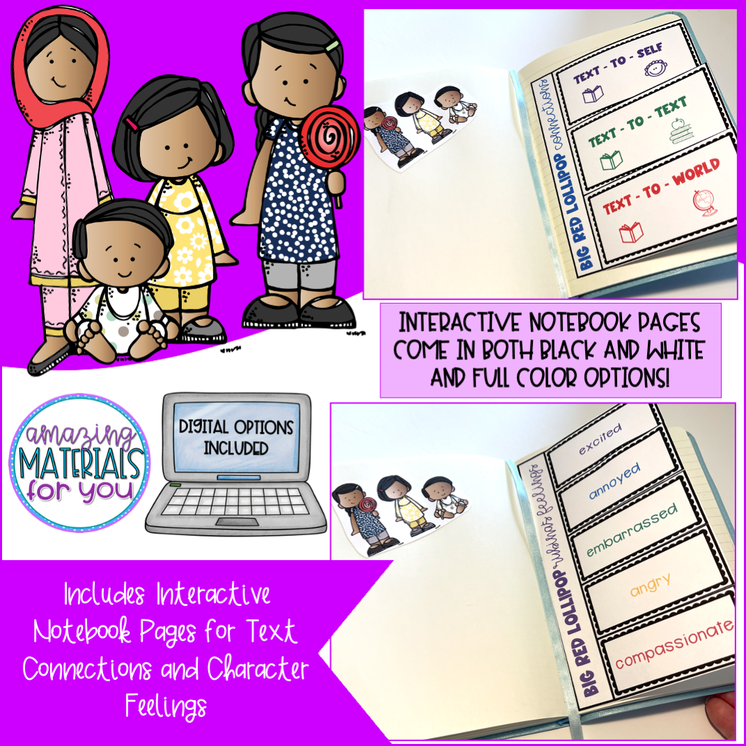 Big Red Lollipop Book Companion | Made By Teachers