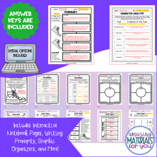 Those Shoes Book Companion | Made By Teachers