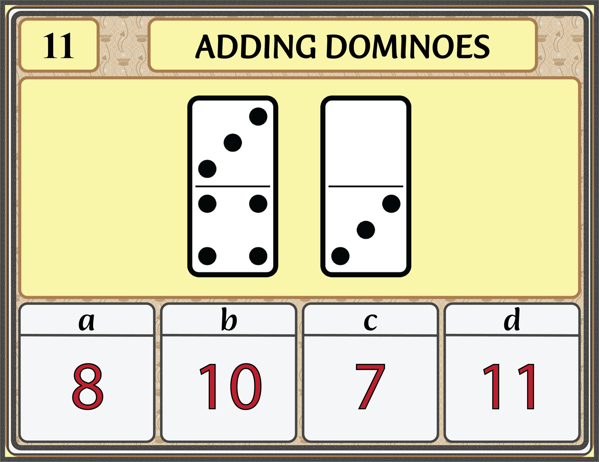 Math Classics: Adding Dominoes | Made By Teachers