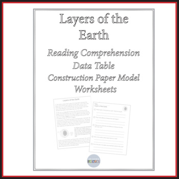 Layers of the Earth Activities Rock Cycle Tectonic Plates Earthquakes ...