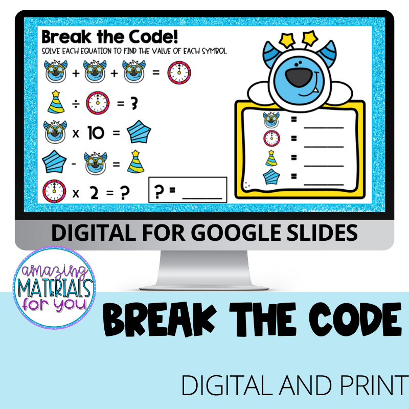 Break the Code | New Years | Made By Teachers