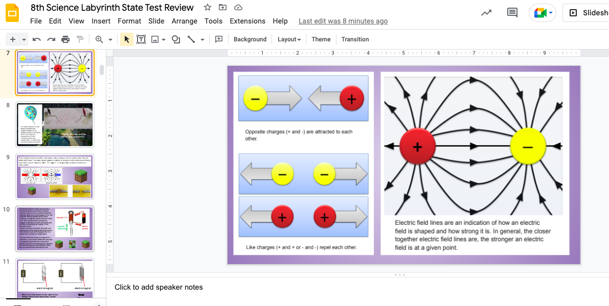 8th Science State Test Review (Oklahoma) - Labyrinth Challenge/Game ...