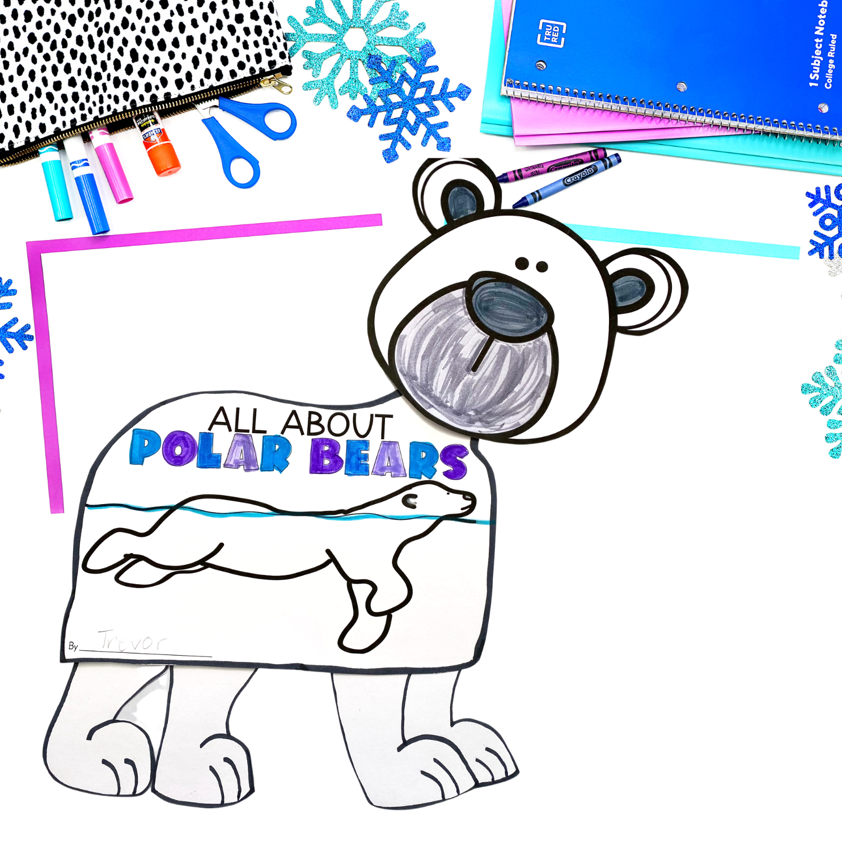 Polar Bear Nonfiction Reading Informative Writing All About Polar Bears ...