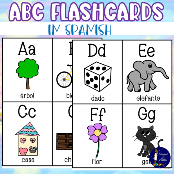 ABC Flashcards in Spanish | Made By Teachers