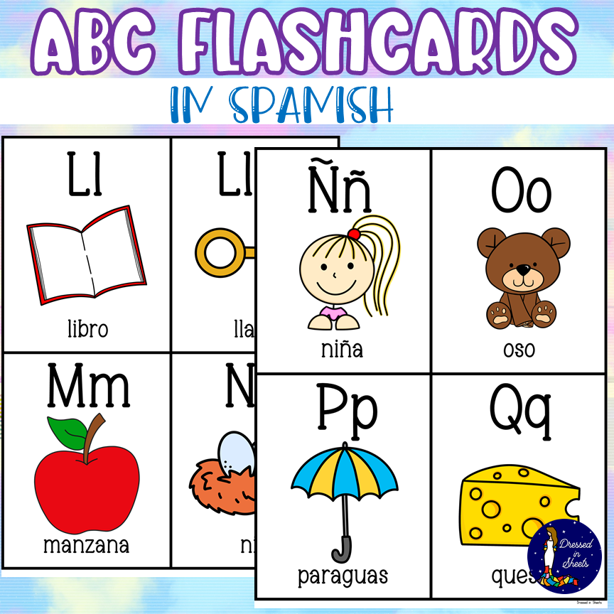 ABC Flashcards in Spanish | Made By Teachers