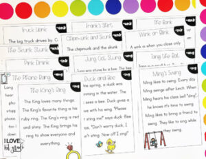 Phonics Based Reading Passages and Lesson Plans Glued Welded Sounds ...