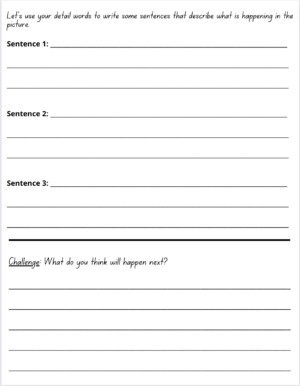 FREEBIE Winter "What's in a Picture?" Verbalizing for Reading ...
