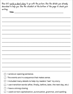 FREEBIE Winter "What's in a Picture?" Verbalizing for Reading ...