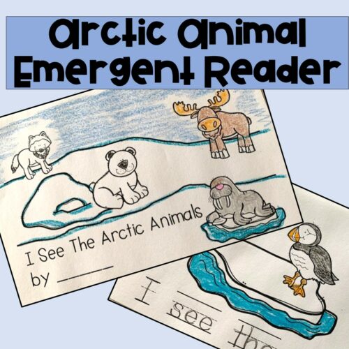 Kindergarten Sight Word Emergent Reader Book for Winter | Arctic ...
