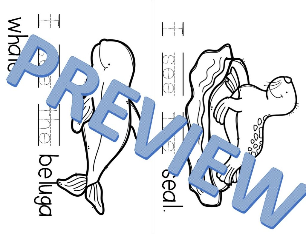 Kindergarten Sight Word Emergent Reader Book for Winter | Arctic ...