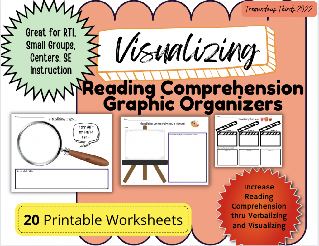 Graphic Organizer Worksheets: Visualizing Strategy for Reading ...