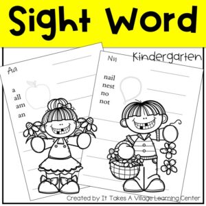 Printable Sight Word Book | Kindergarten | Made By Teachers