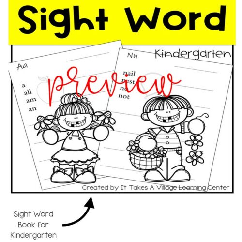 Printable Sight Word Book | Kindergarten | Made By Teachers