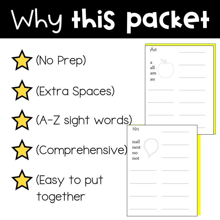 Printable Sight Word Book | Kindergarten | Made By Teachers