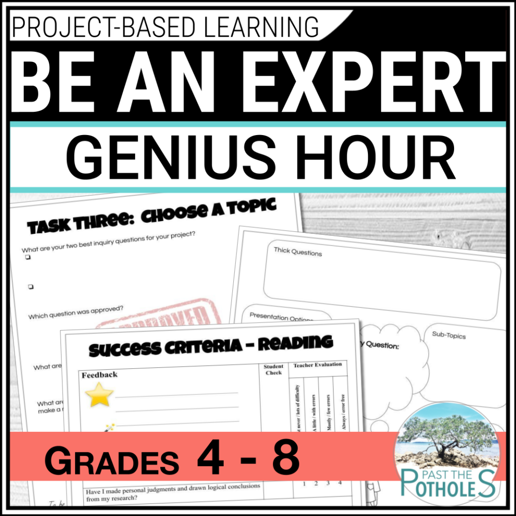 Genius Hour: Passion Project for Inquiry Based Learning - Be An Expert ...