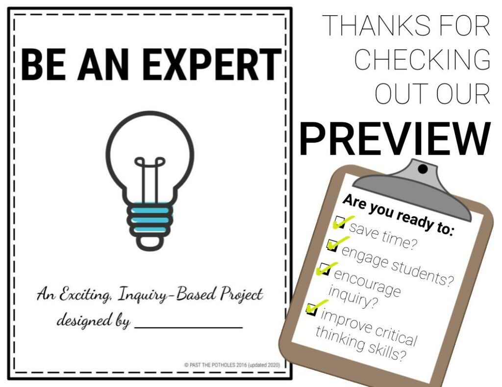 Genius Hour: Passion Project for Inquiry Based Learning - Be An Expert ...