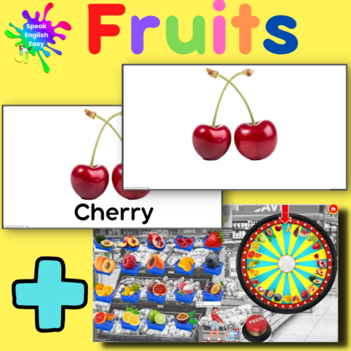 Hangman Game Fruits -Spelling game, vocabulary, No Prep, grade 2, grade ...