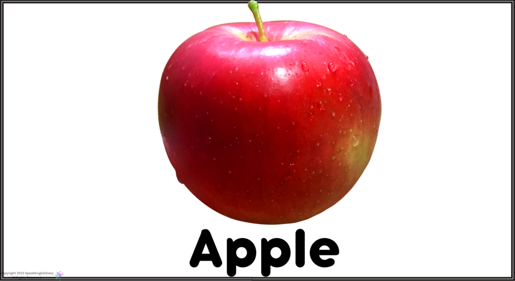 Fruit Flashcards- pictures, pictures and word + review game | Made By ...