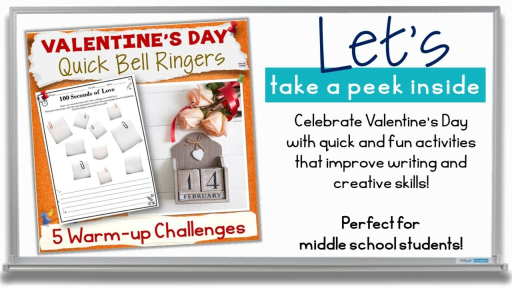 Valentine's Day Activities - One Week of Fun and Quick Bell Ringers ...