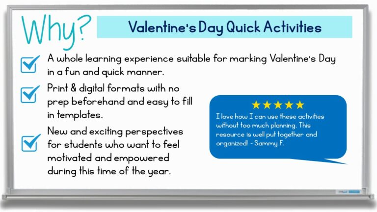 Valentine's Day Activities - One Week of Fun and Quick Bell Ringers ...