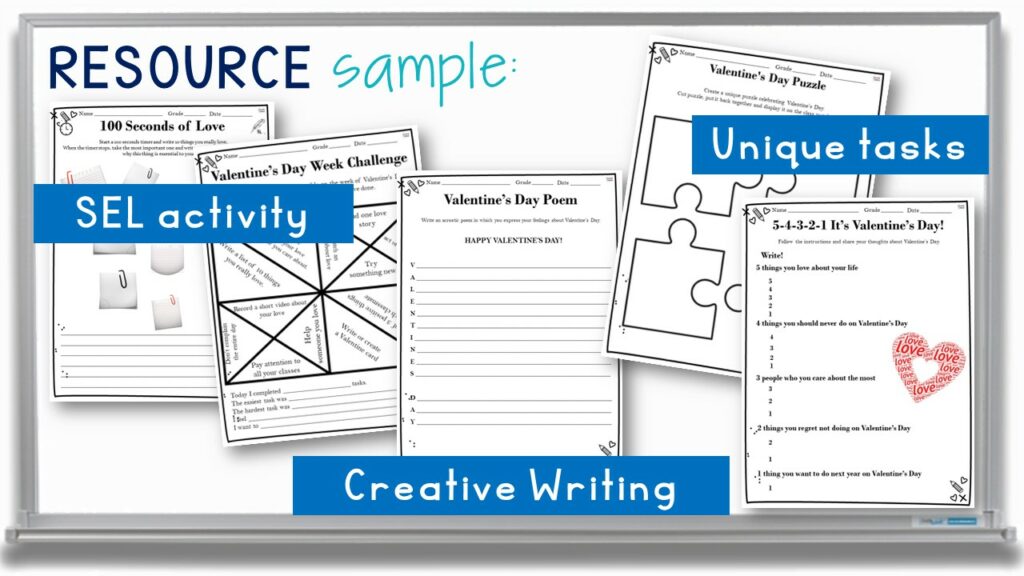 Valentine's Day Activities - One Week of Fun and Quick Bell Ringers ...