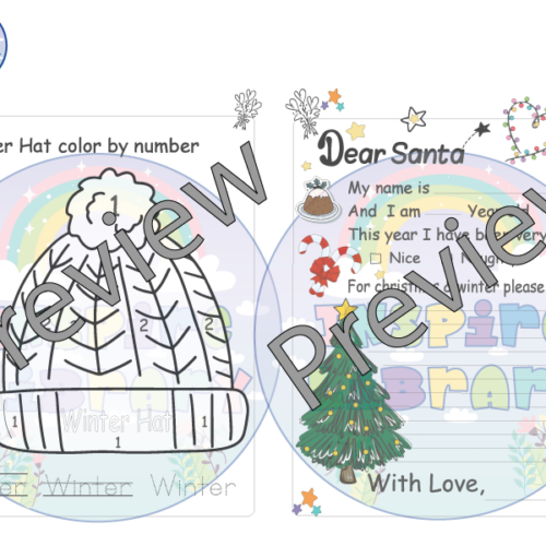 Winter & Xmas activities Worksheets | Math and coloring, Literacy | fun ...