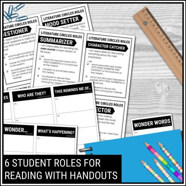 Literature Circle ROLES AND INSTRUCTIONS Book Club Reading ...