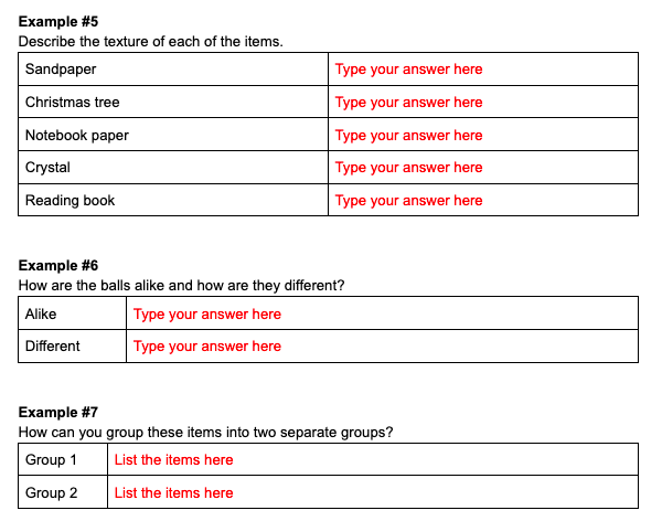 Virtual Lab Observable Properties 2.PS1.1 | Made By Teachers
