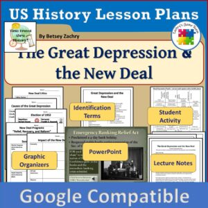 The Great Depression and the New Deal PowerPoint, Lecture Notes ...