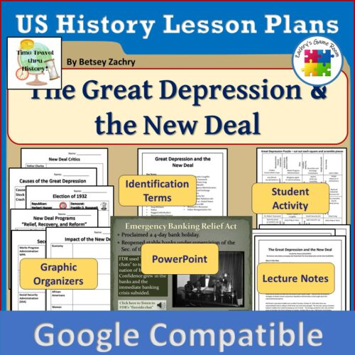 The Great Depression and the New Deal PowerPoint, Lecture Notes ...