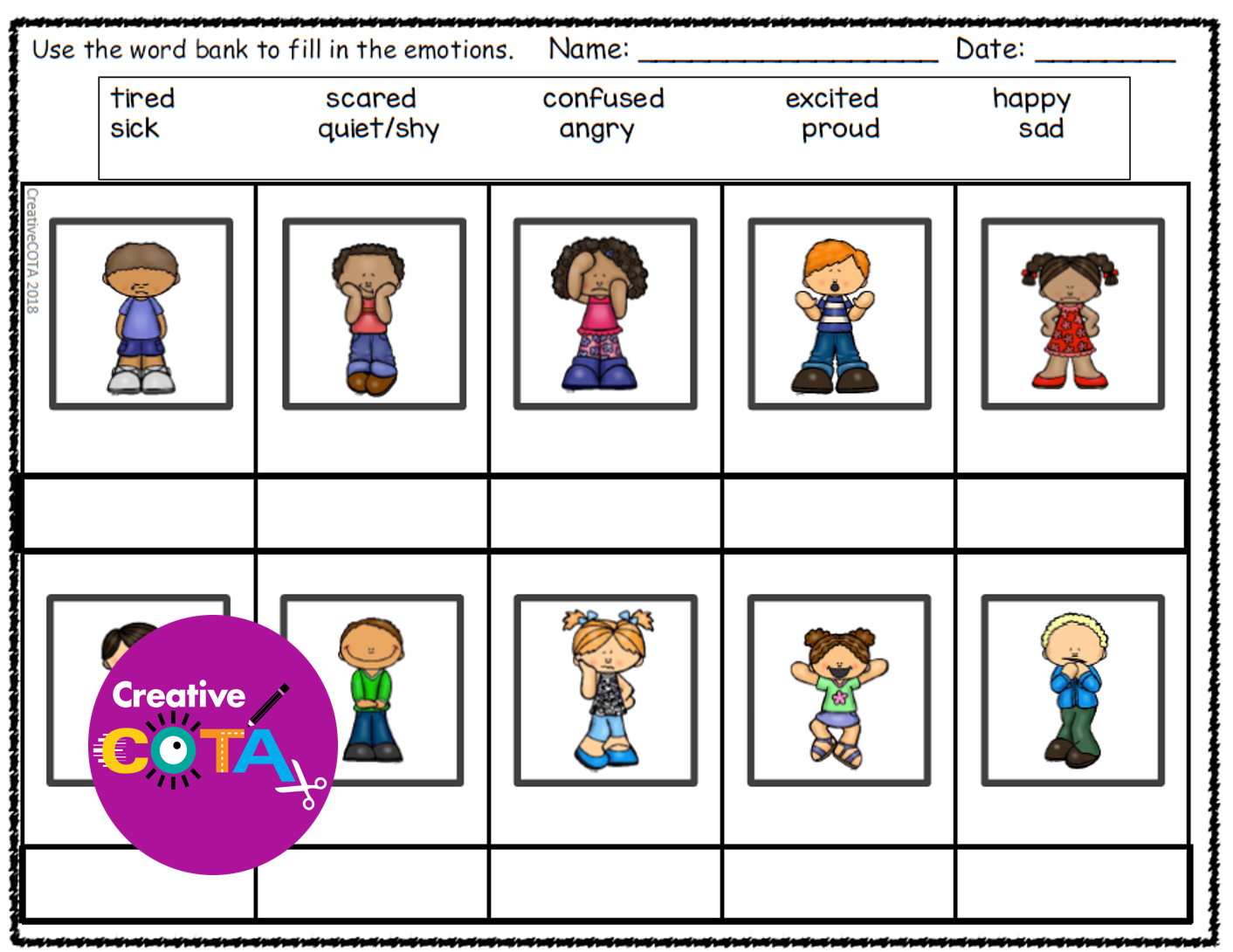 Social Emotional Learning Worksheets and Activities - Made By Teachers
