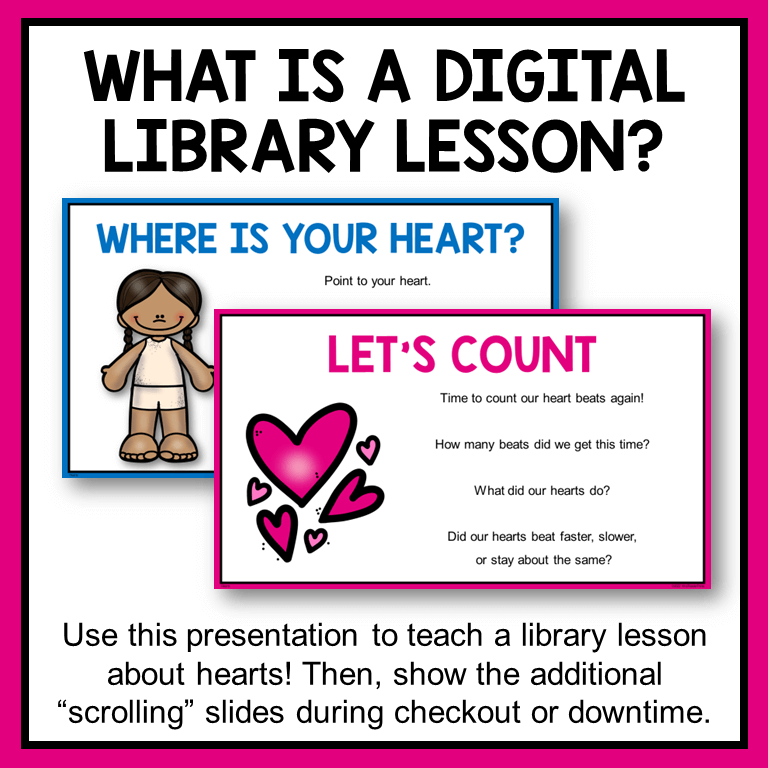 Valentines Day Library Lesson - American Heart Month - Body Systems ...