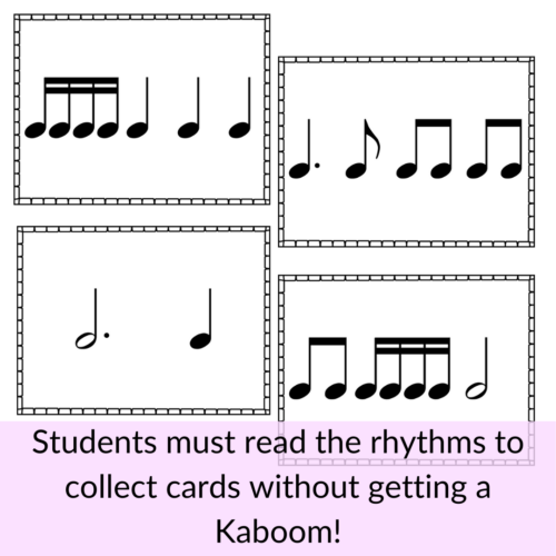 Quarter Rest Kaboom! Rhythm Game for Elementary Music | Made By Teachers