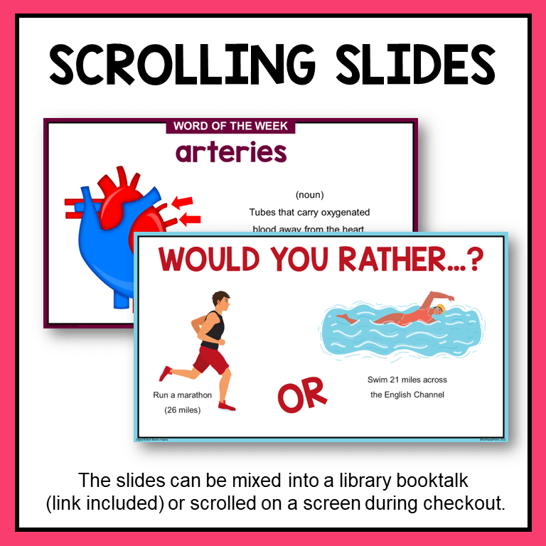 Valentine's Day Digital Bulletin Board - Hearts Theme - American Heart ...