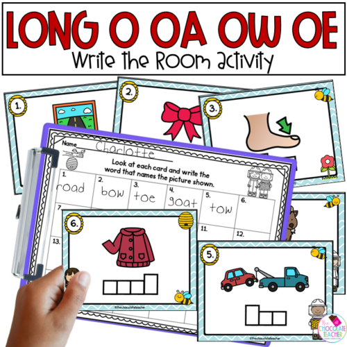 OA OW OE - Vowel Teams - Long O - Phonics - Write the Room | Made By ...