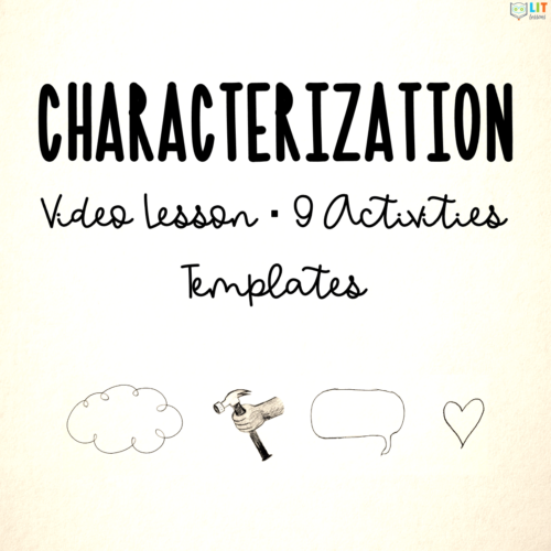 Characterization Activities Video Lesson Templates | Made By Teachers