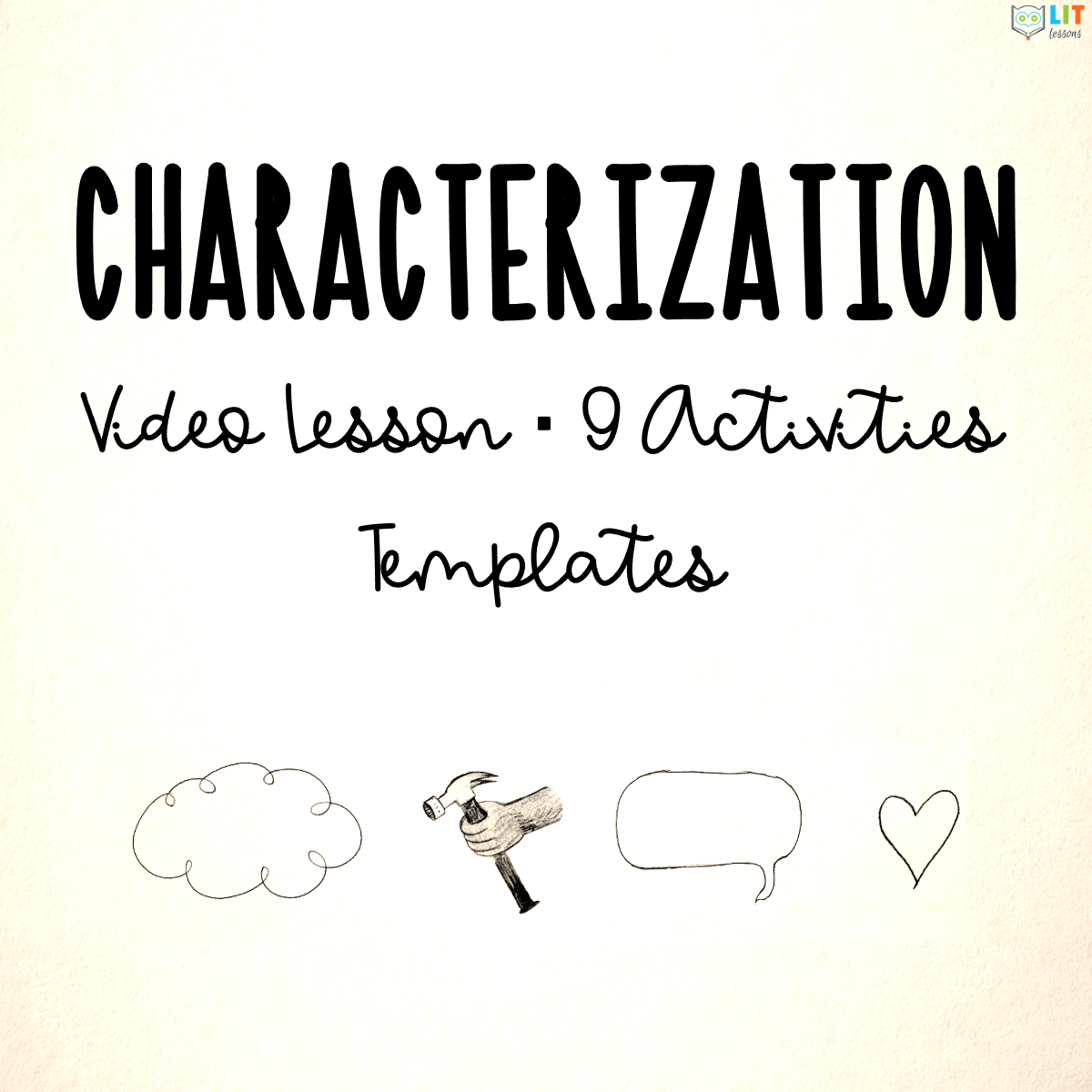 Characterization Activities Video Lesson Templates | Made By Teachers