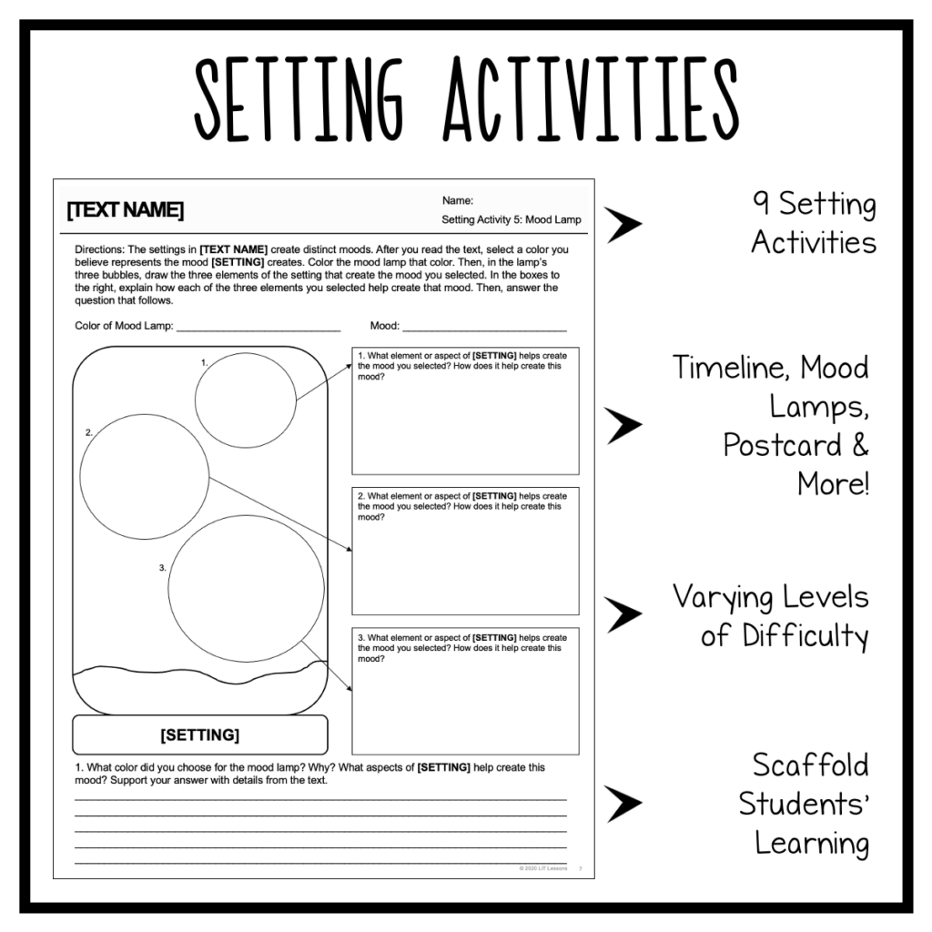 Setting Activities Video Lesson Templates | Made By Teachers