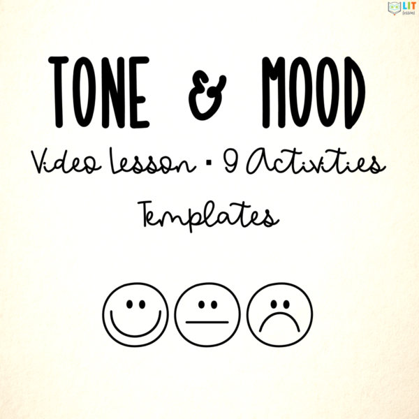 Tone & Mood Activities Video Lesson Templates | Made By Teachers