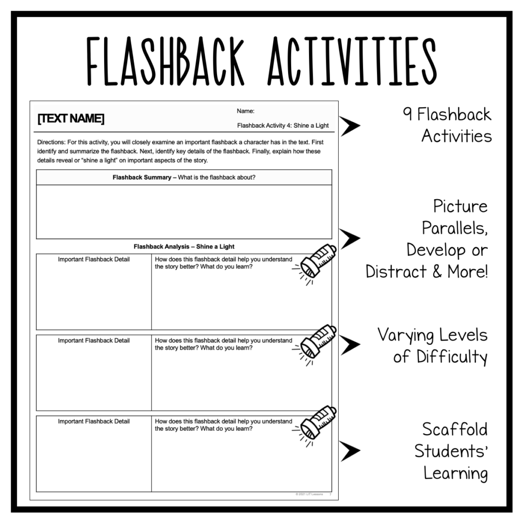Flashback Activities Video Lesson Templates | Made By Teachers