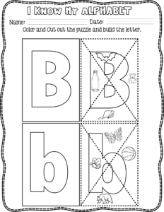 30+ Pages of Letter B Themed Workbook with No Prep Worksheets and ...