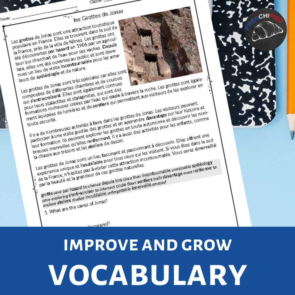 Short French reading passages - Interesting places | Made By Teachers