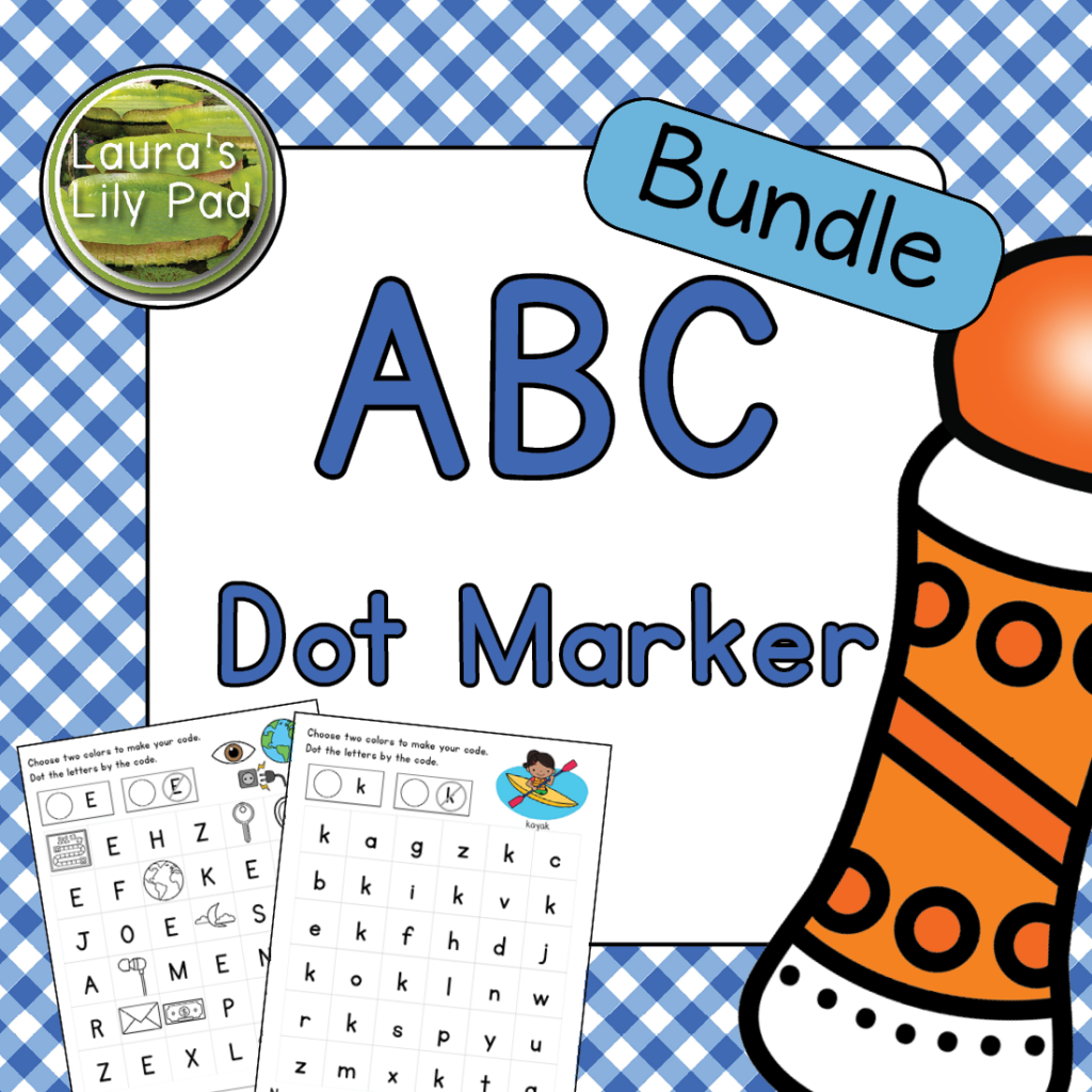 Alphabet Letters Dot Marker Center Bundle | Made By Teachers