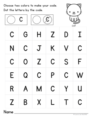 Alphabet Letters Dot Marker Center Bundle | Made By Teachers
