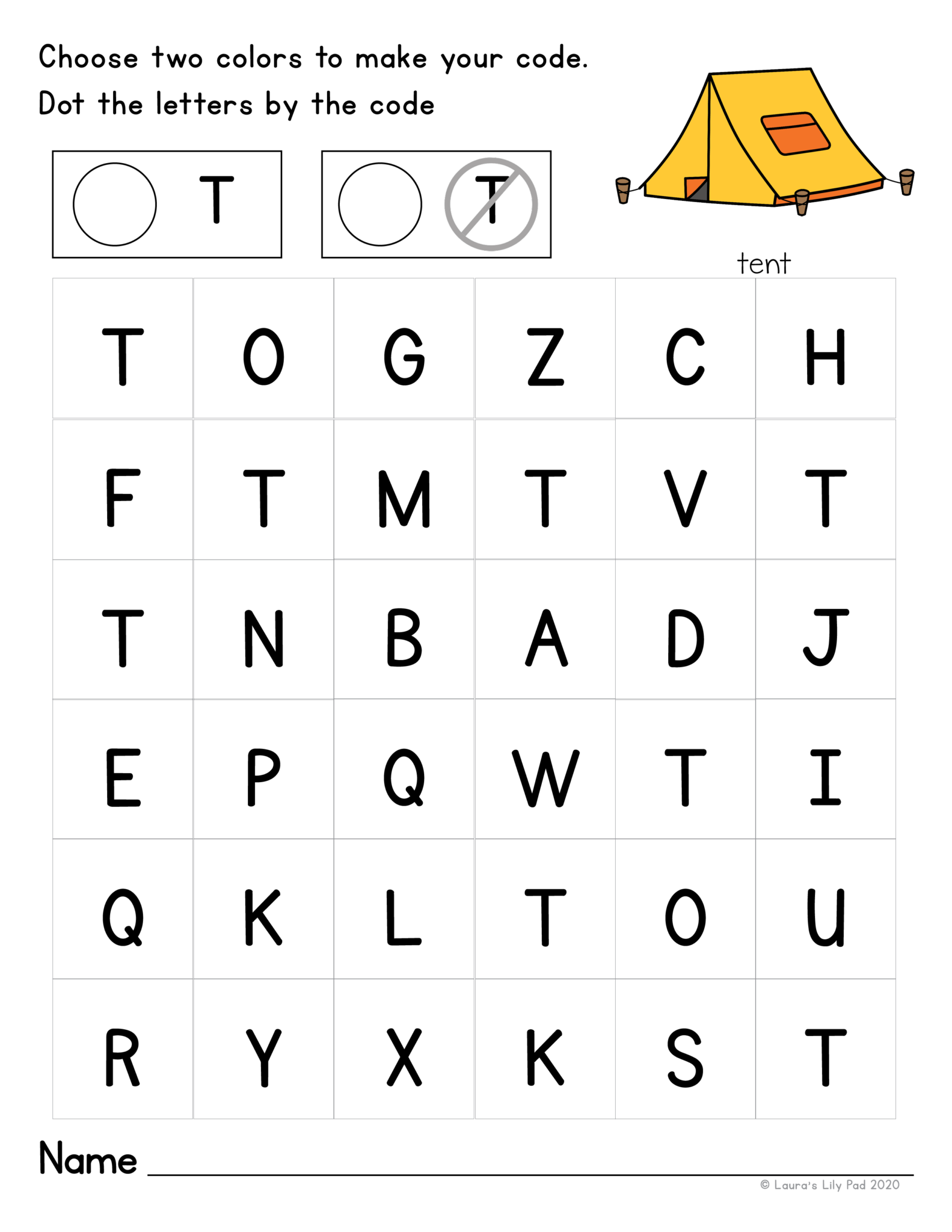 Alphabet Letters Dot Marker Center Bundle | Made By Teachers