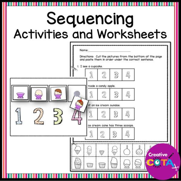 Story Retell 4 Picture Sequencing Activities and Worksheets | Made By Teachers