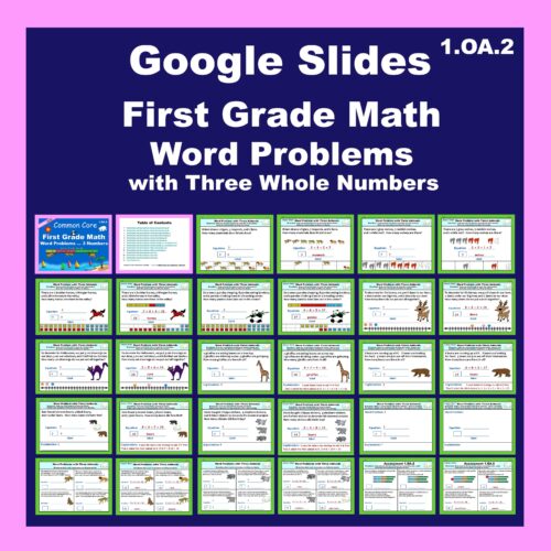First Grade Math Word Problems 1.OA.2 | Made By Teachers