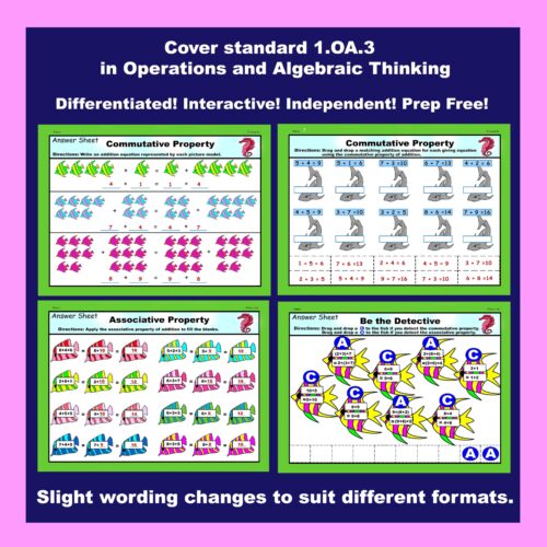 First Grade Math Commutative Associative 1.OA.3 | Made By Teachers